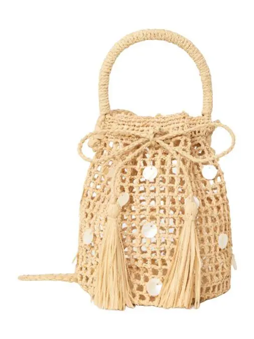 Alanui Precious Moments Satchel Bag - Natural