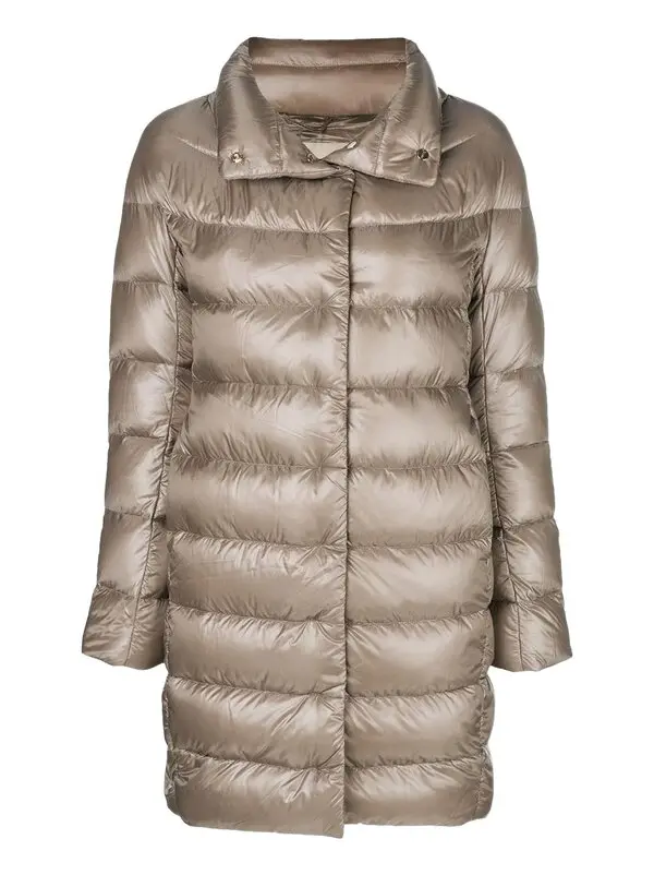 Herno High-neck Down Coat - Nude