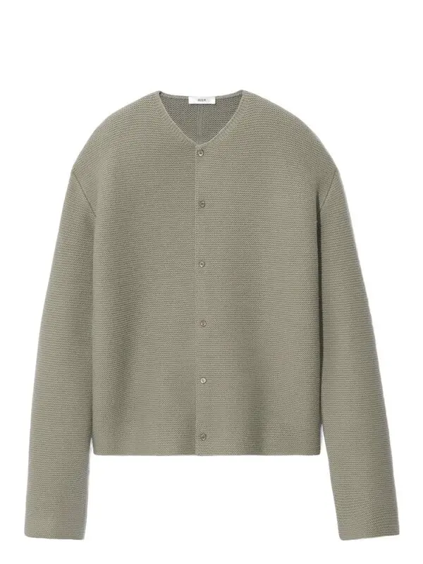 RIER Tyrolean Button-up Cardigan - Nude