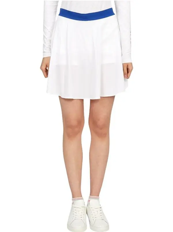 J. Lindeberg Pleated Midi Skirt - White