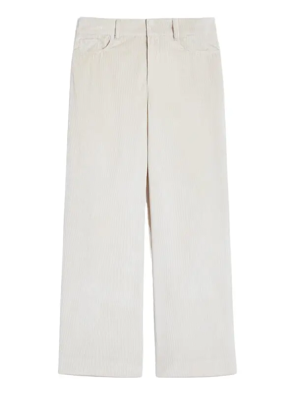 Max Mara Eneide Corduroy Trousers - Ivory