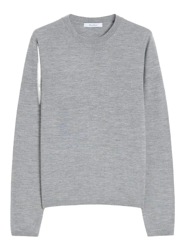 Max Mara Long-sleeved Knitwear - Light Gray