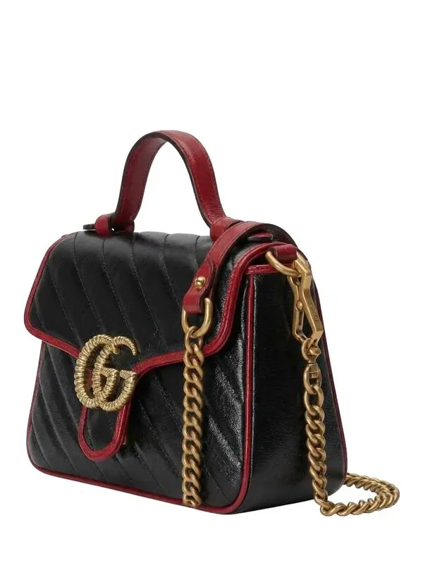 Gucci Gg Marmont Shoulder Bag - Black