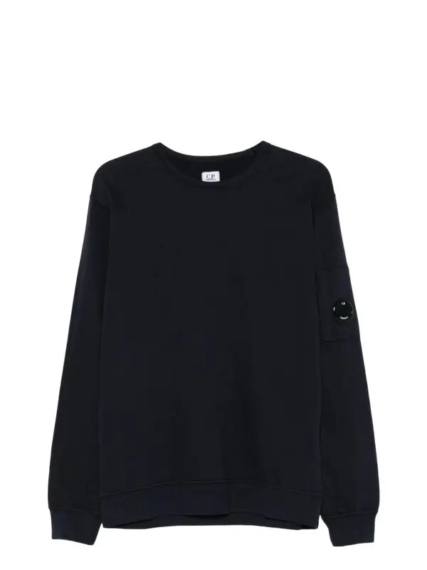 C.P. COMPANY Lens Sleeve Crewneck Sweatshirt - Black
