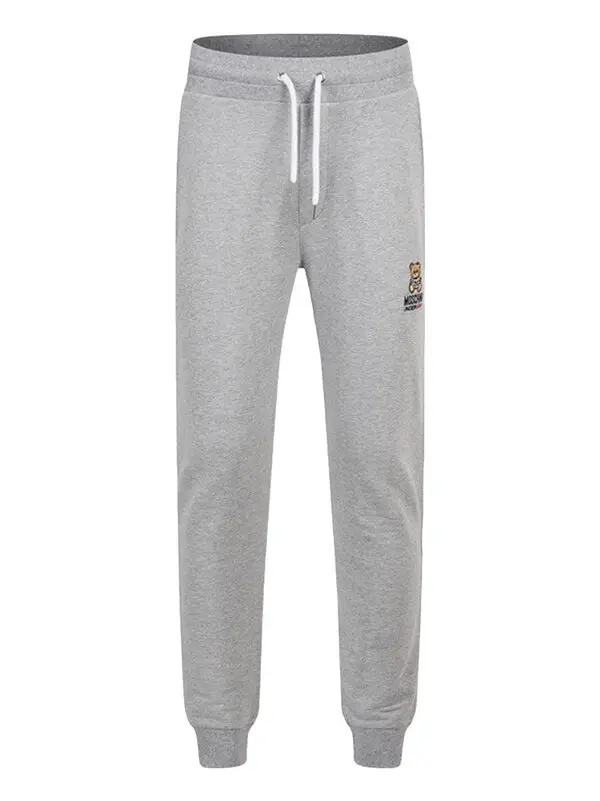 Moschino Logo Details Sweatpants - Gray