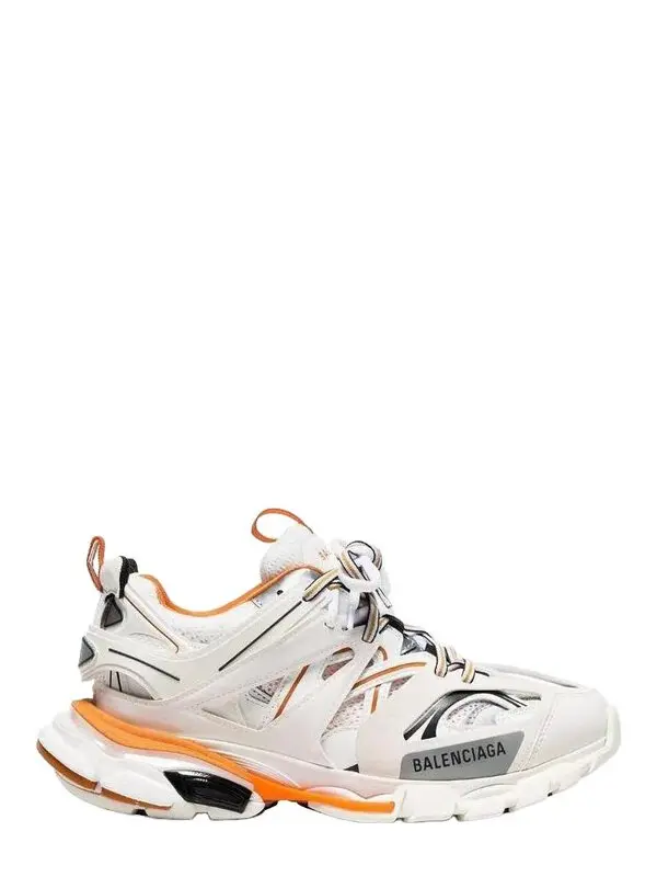 Balenciaga Lace-up Track Sneakers - White
