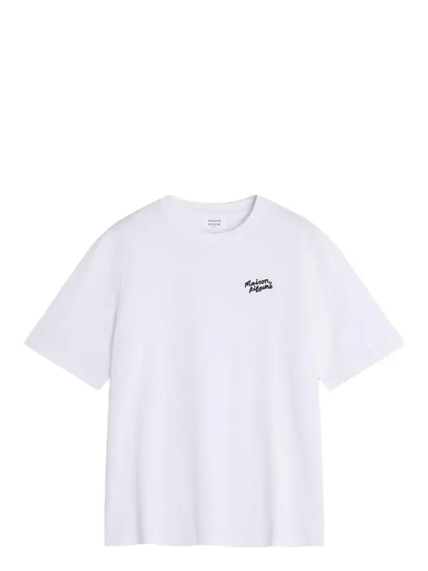 Maison Kitsuné Comfort Fit Logo T-shirt - White
