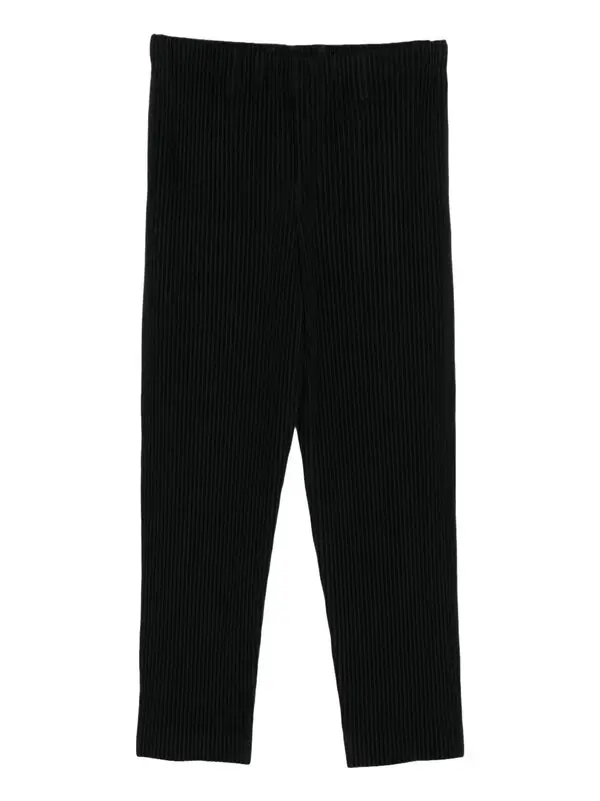 Issey Miyake Belt Loop Trousers - Black