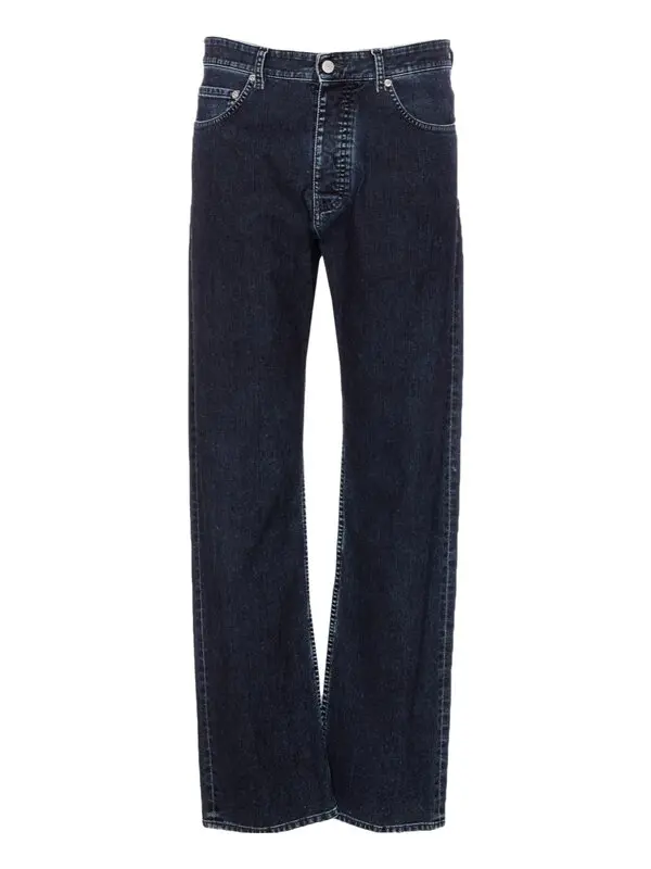 MAISON MARGIELA Straight Leg Faded Jeans - Black