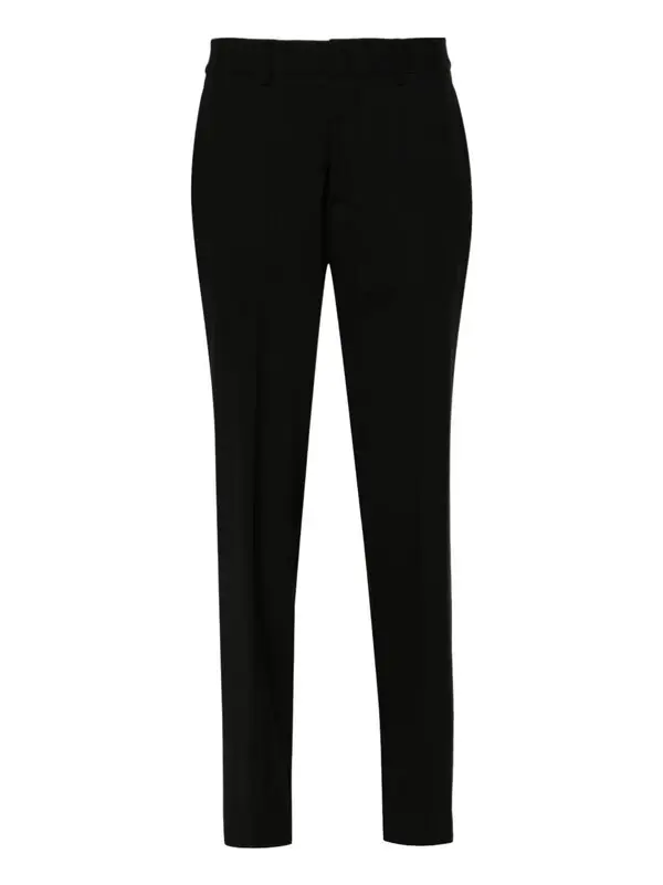 P.a.r.o.s.h High-waist Straight-leg Trousers - Black