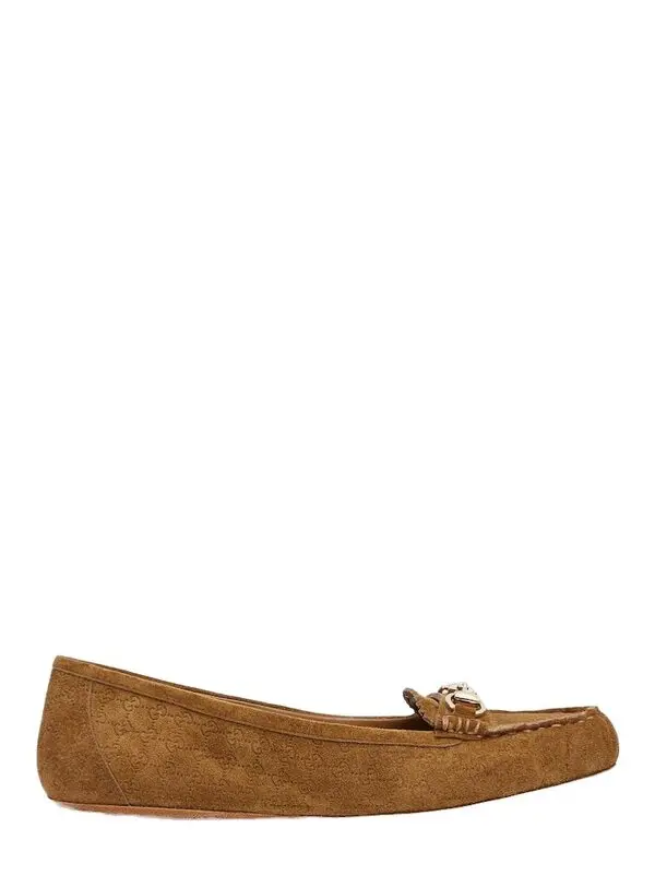 Gucci Horsebit Ballet Flats - Light Brown