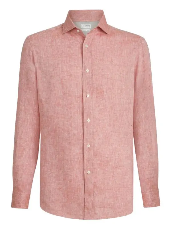 Brunello Cucinelli Textured Long-sleeve Shirt - C148
