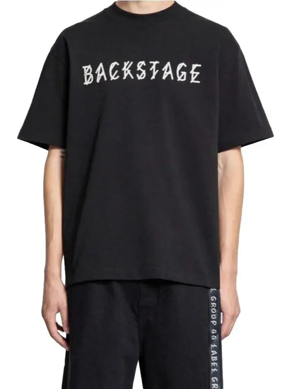 44 LABEL GROUP Backstage Logo T-shirt - Black