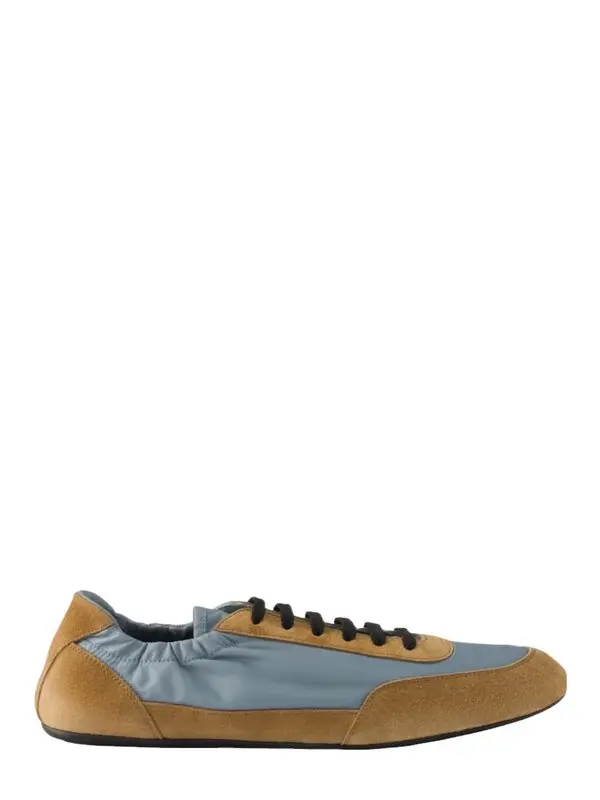 Prada Two-tone Sneakers - Star Blue/cinnamon