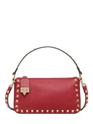 Valentino Garavani Rockstud Zip-up Tote Bag - Red