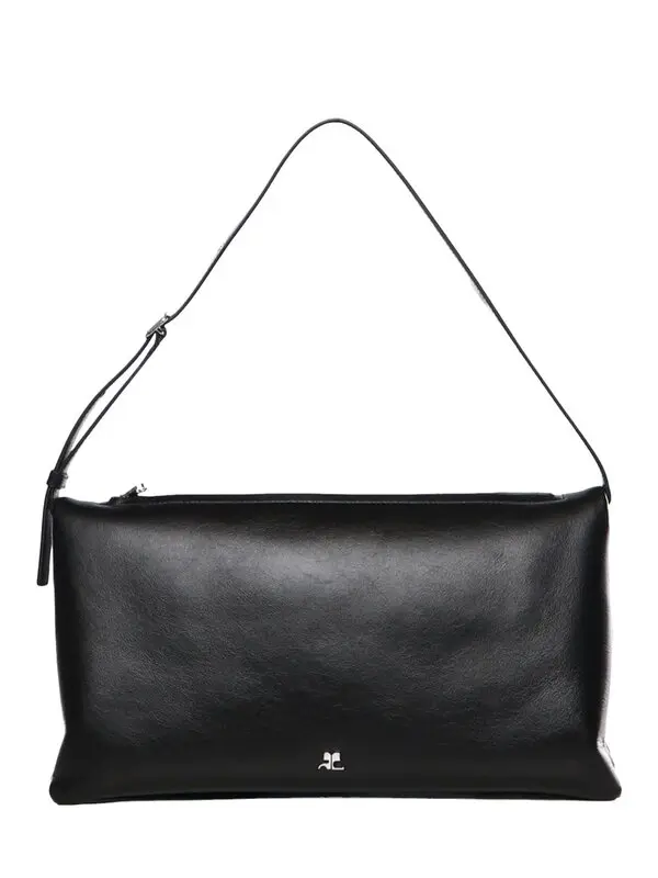 COURREGES Leather Bag - Black