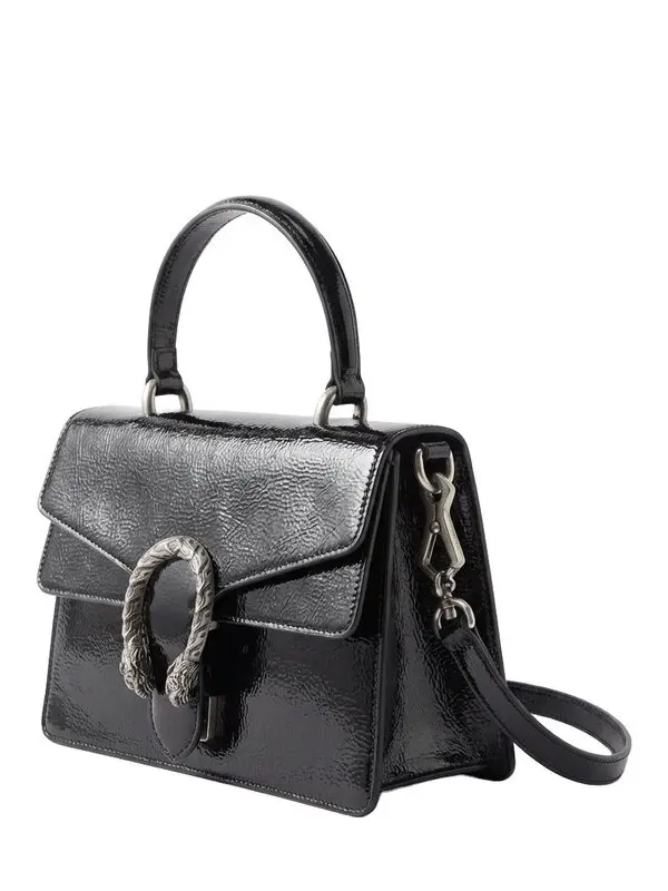 Gucci Dionysus Top Handle Shoulder Bag - Black