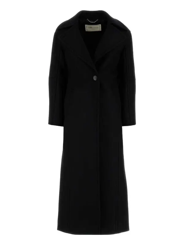 Blumarine Single-breasted Coat - Black