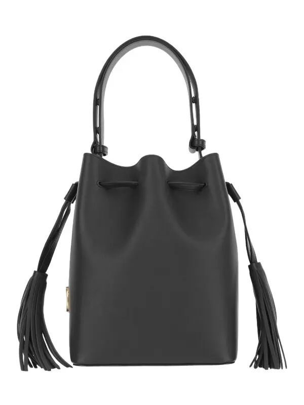 Valentino Garavani Vlogo Signature Drawstring Tote Bag - Black
