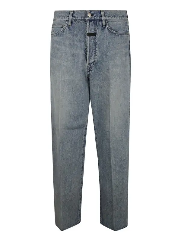 Fear Of God Pressed Crease Jeans - Gray