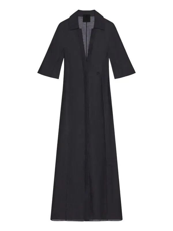 Givenchy And Linen Dress - Black
