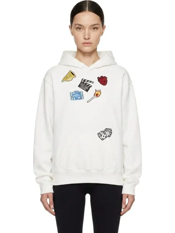 Marissa Chiara Long-sleeved Sweatshirt - White