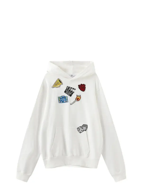 Marissa Chiara Long-sleeved Sweatshirt - White