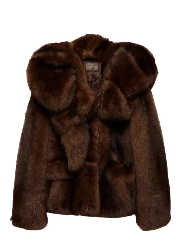 Prada Fur Coat - Mahoghany