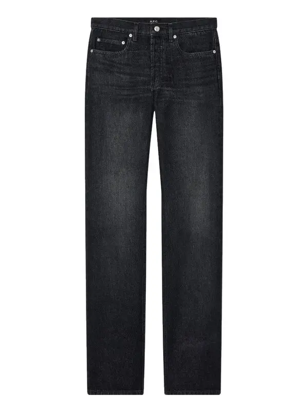 A.p.c. Rescue Straight-leg Jeans - Black