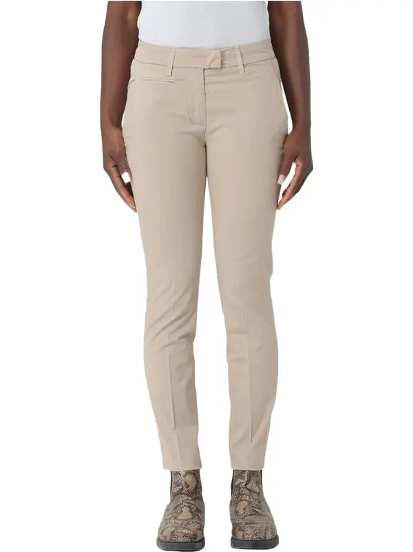 DONDUP Belt Loop Casual Pants - Nude