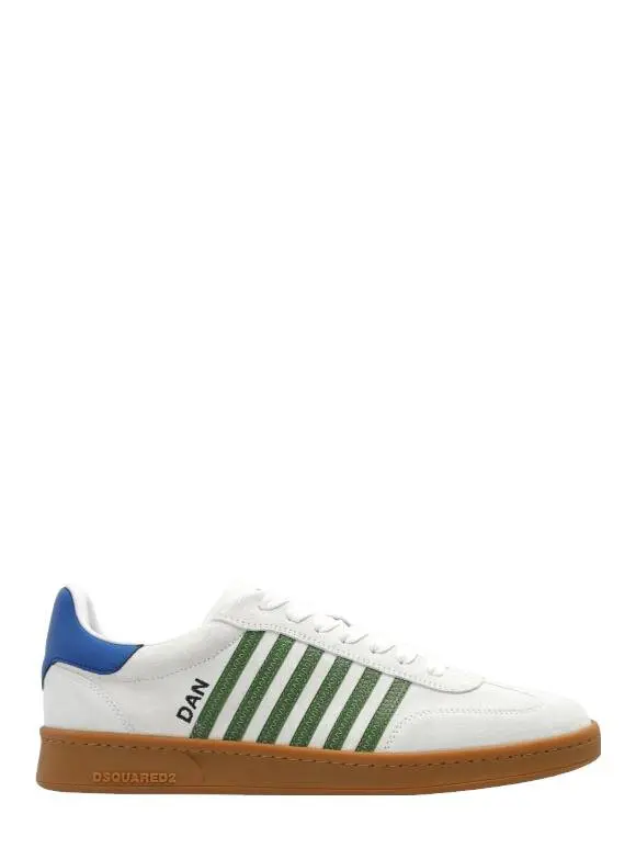 Dsquared2 Low-top Sneakers With Striped Detailing - White
