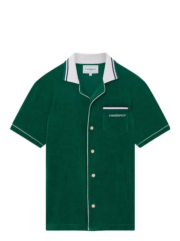 Casablanca Logo Short-sleeved Shirt - Green
