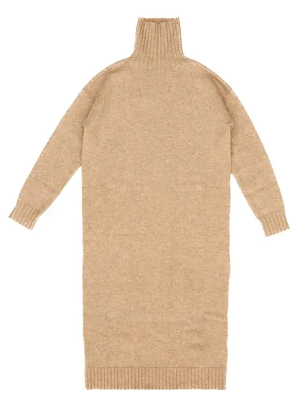 Max Mara Long Knitted Dress - Nude