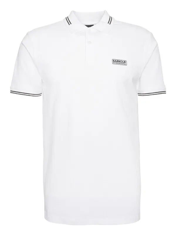 Barbour Short-sleeved Polo Shirt - White
