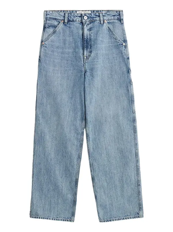 Our Legacy High-rise Wide-leg Jeans - Blue