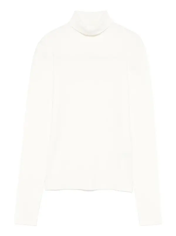 JOSEPH Stretch High Neck Top - Ivory