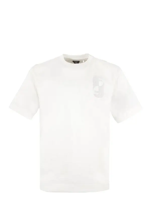 Fendi Logo-embroidered T-shirt - White