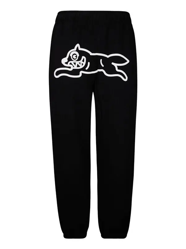ICECREAM Running Dog Graphic Joggers - Black
