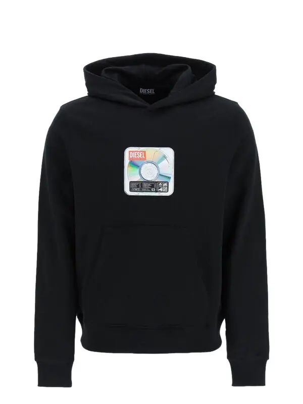 DIESEL® Graphic Hoodie - Black