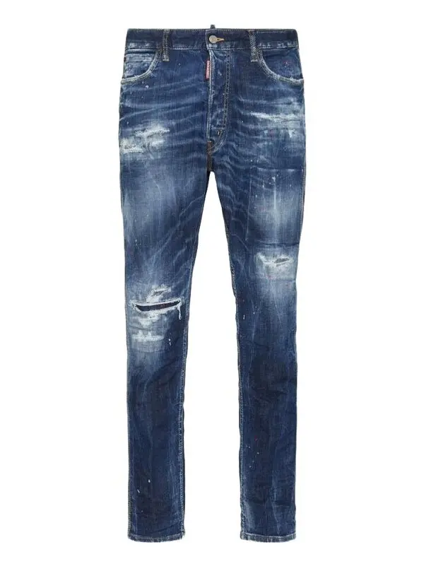 Dsquared2 Medium Ripped Cool Guy Jeans - Blue