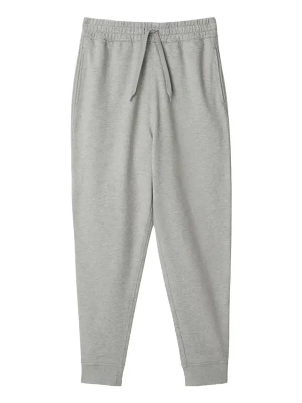 Burberry Elasticated Drawstring Casual Trousers - Light Gray