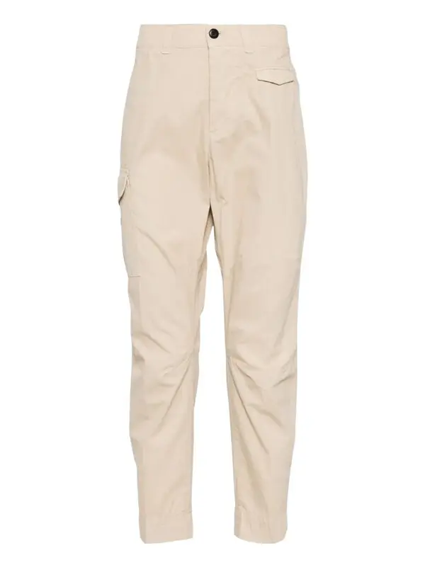DONDUP Slim-cut Leg-pocket Trousers - Nude