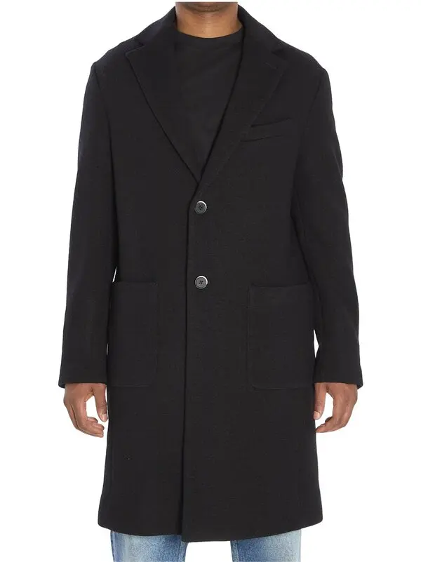 Barena Venezia Lanoso Single-breasted Coat - Black
