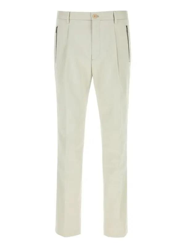 Etro Belt Loop Casual Pants - Sand-colored