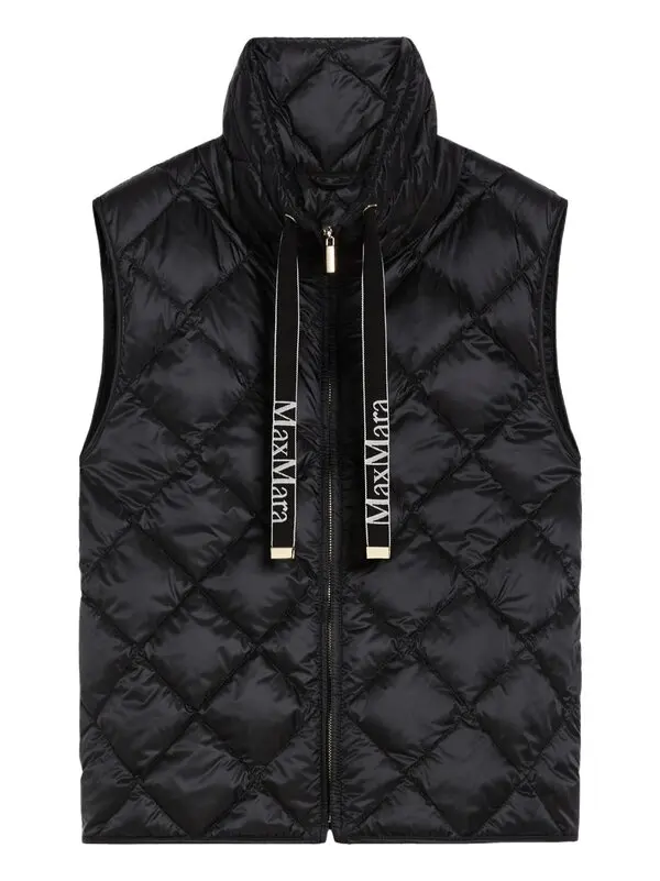 Max Mara The Cube Tregic Zip-up Gilet - Black