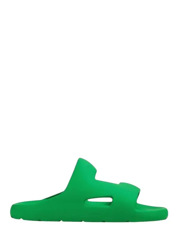 Bottega Veneta Band Cut-out Slides - Parrot Green