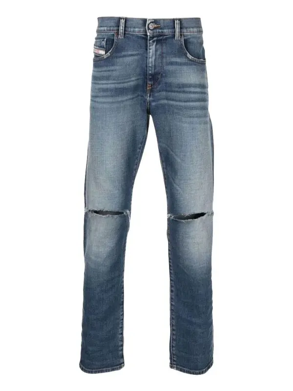 DIESEL® Logo Jeans" Denim Shorts - Blue