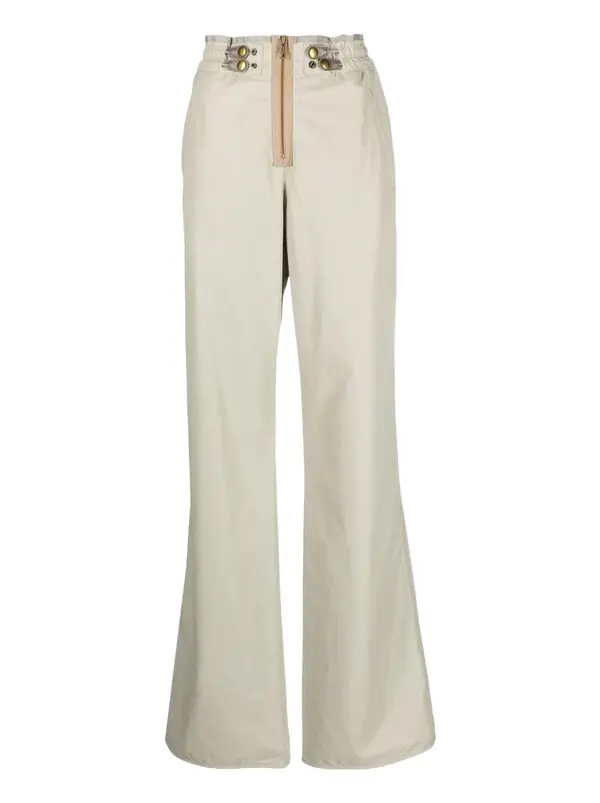 DIESEL® High-waisted Flared Trousers - Grey