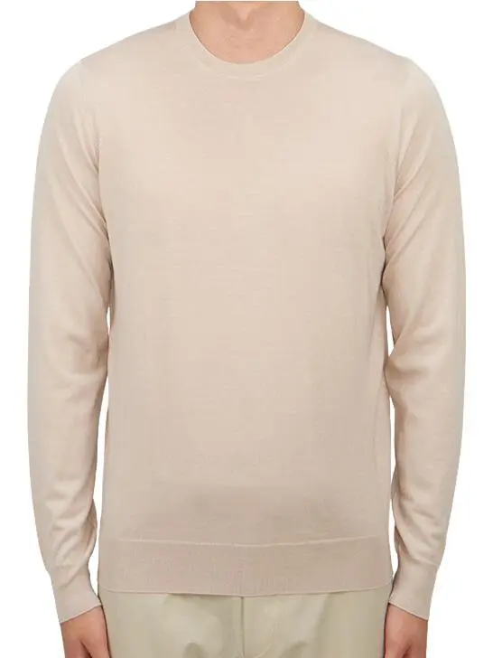 DRUMOHR Long-sleeved Round Neck Sweater - Nude