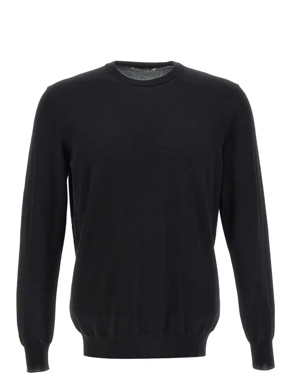KANGRA Crew Neck Sweater - Black